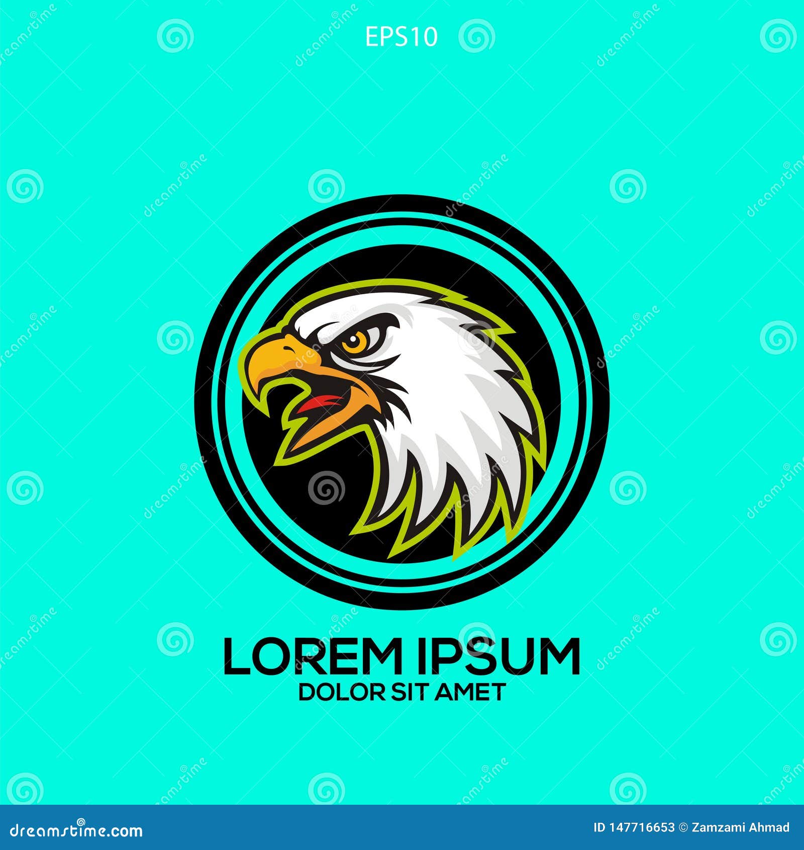 Unique Logo Eagle Head Vector Stock Vector - Illustration of raptor ...