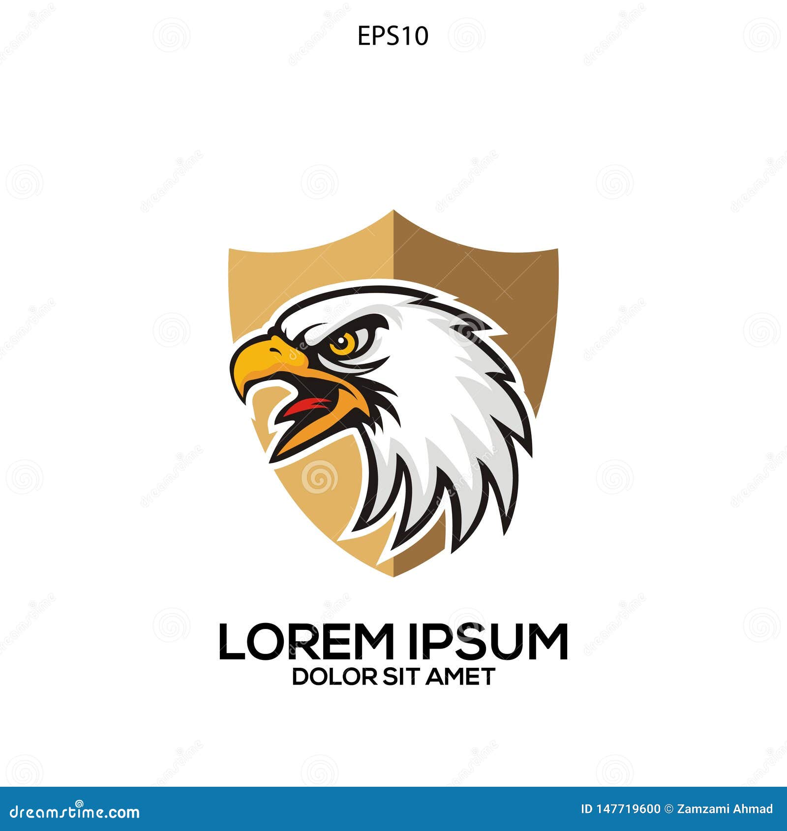 Unique Logo Eagle Head Vector Stock Illustration - Illustration of head ...