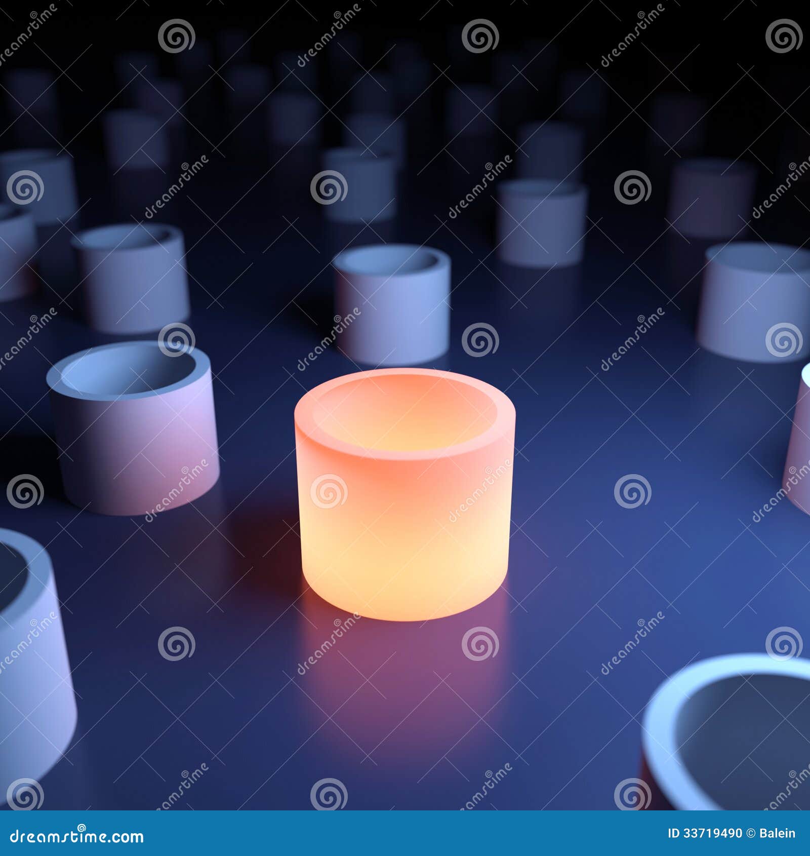 Unique luminous object stock photo. Image of carton, illumination ...