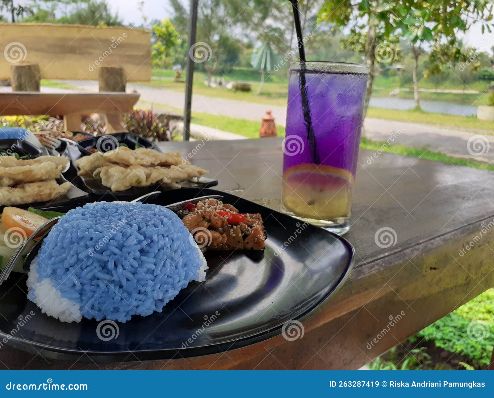 Unique lunch menu stock image. Image of unique, view - 263287419