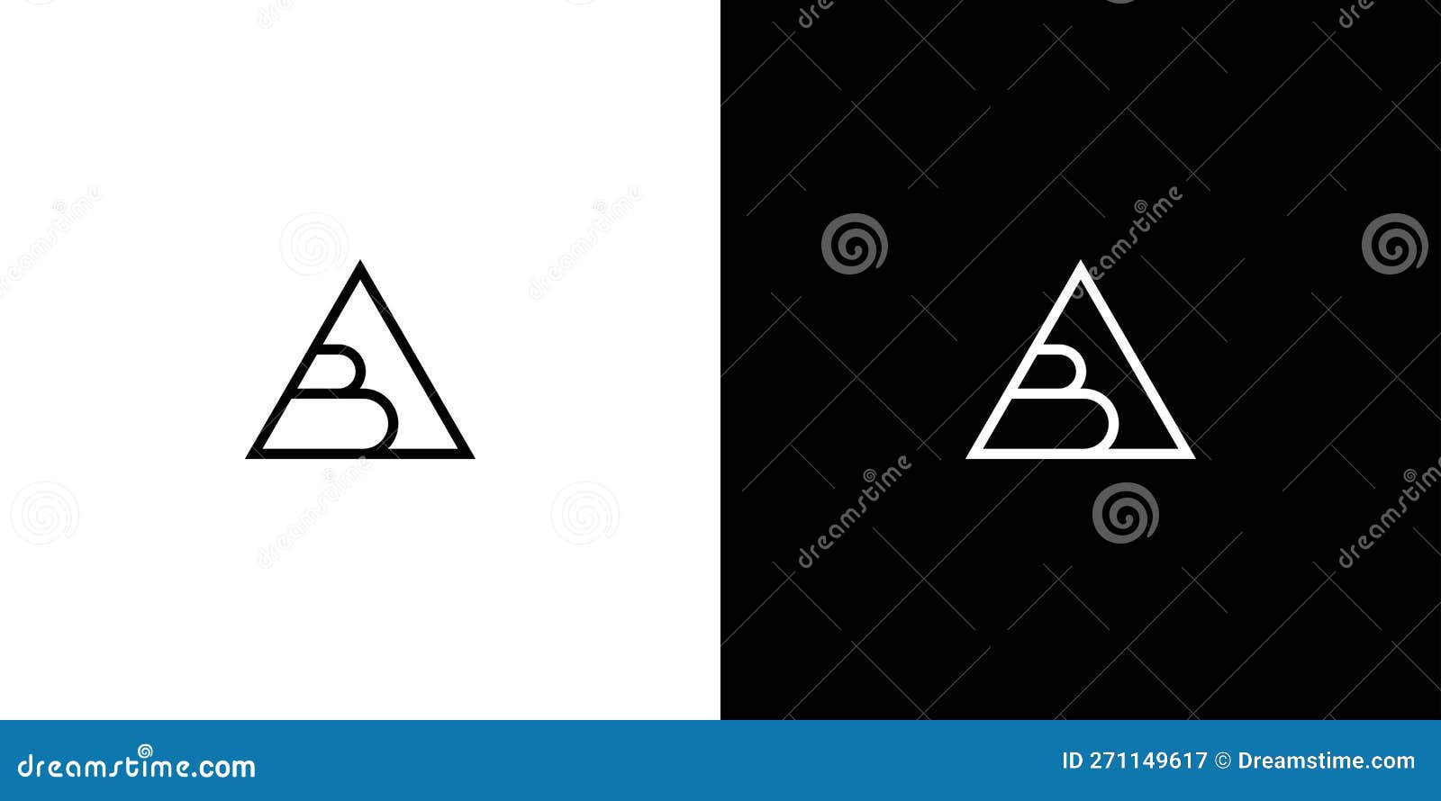 Unique and Modern AB Initials Logo Design Stock Vector - Illustration ...