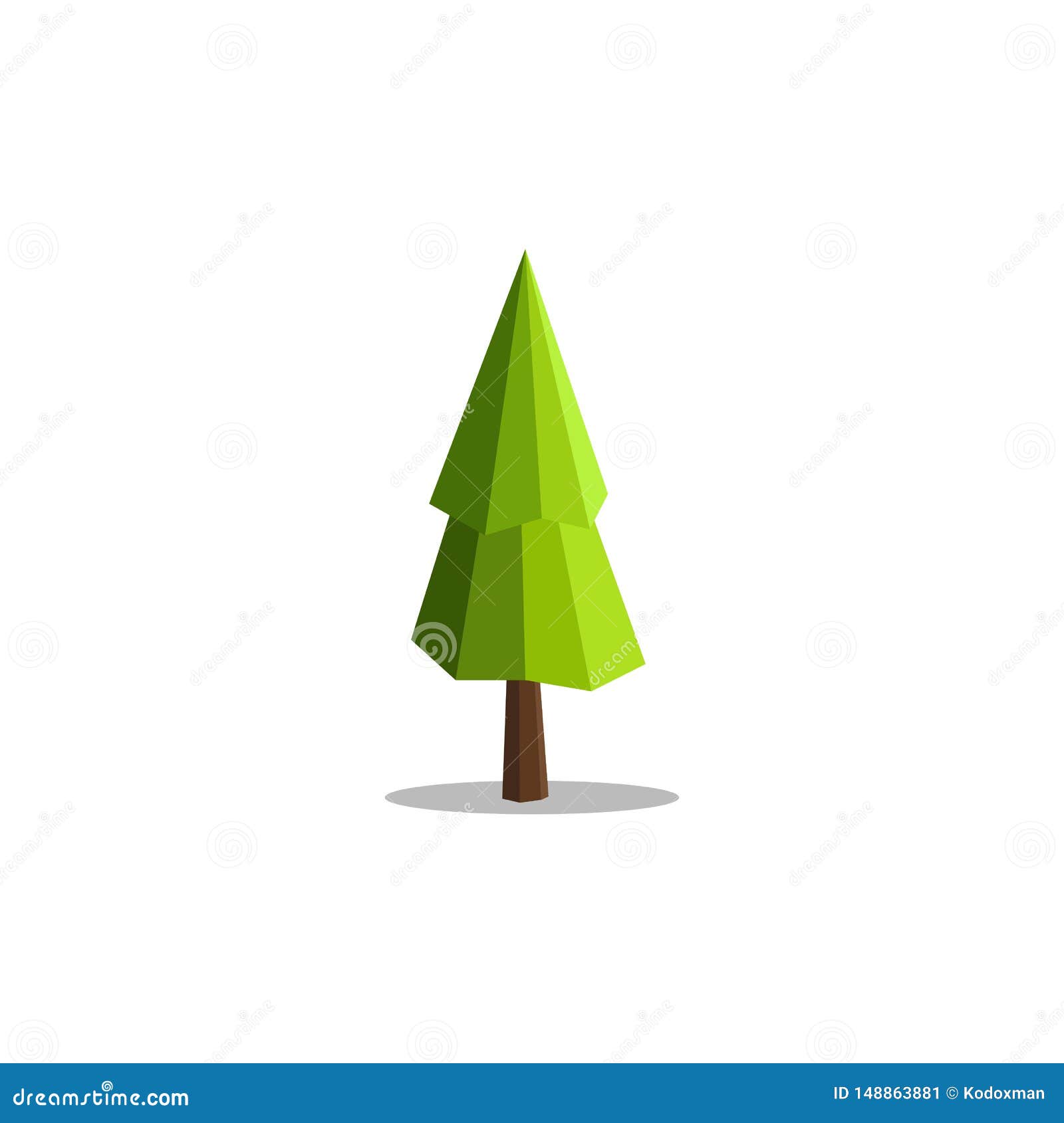 Unique Modern Abstract Polygon Geometric Tree Vector Illustrations ...