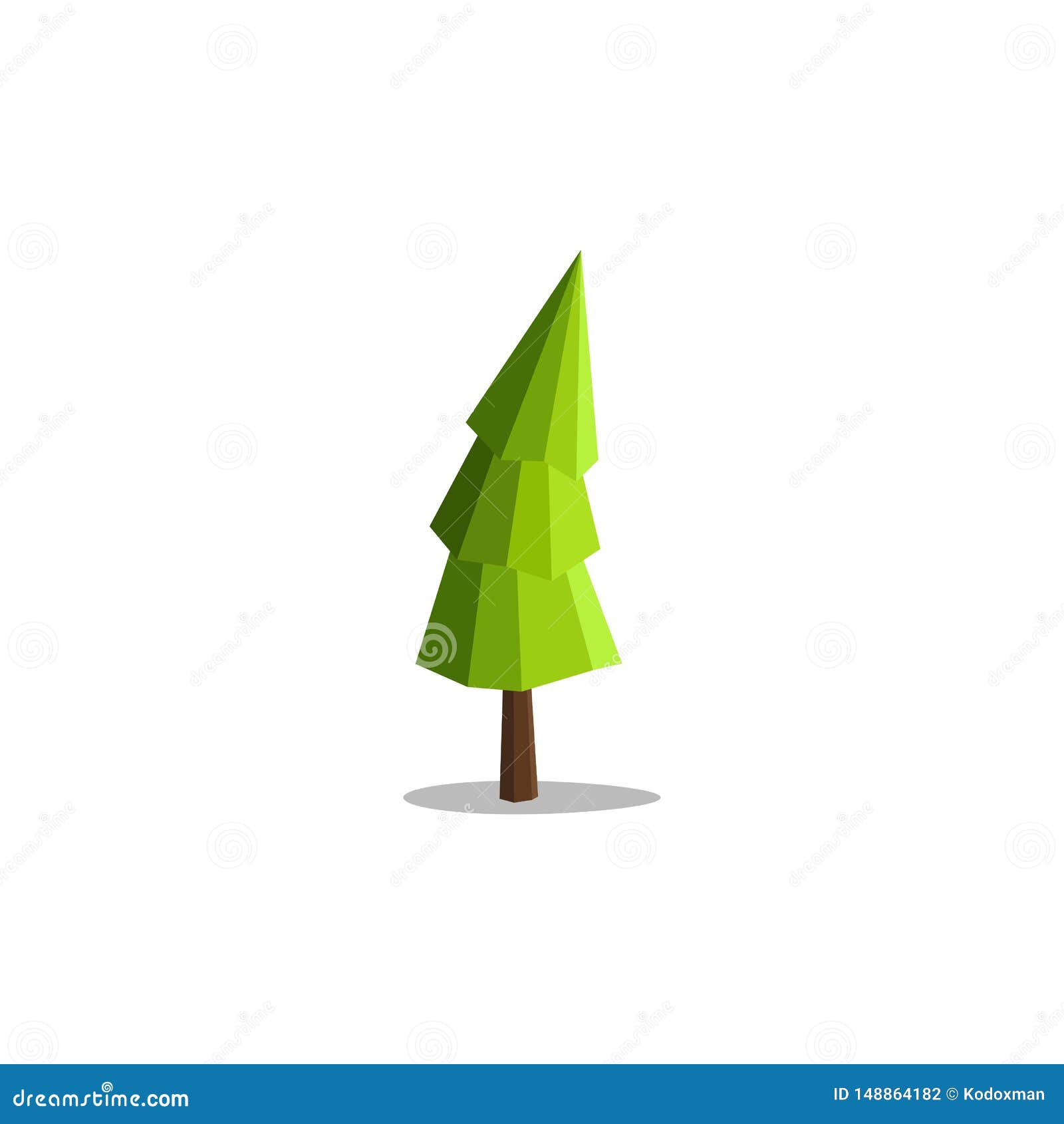 Unique Modern Abstract Polygon Geometric Tree Vector Illustrations ...