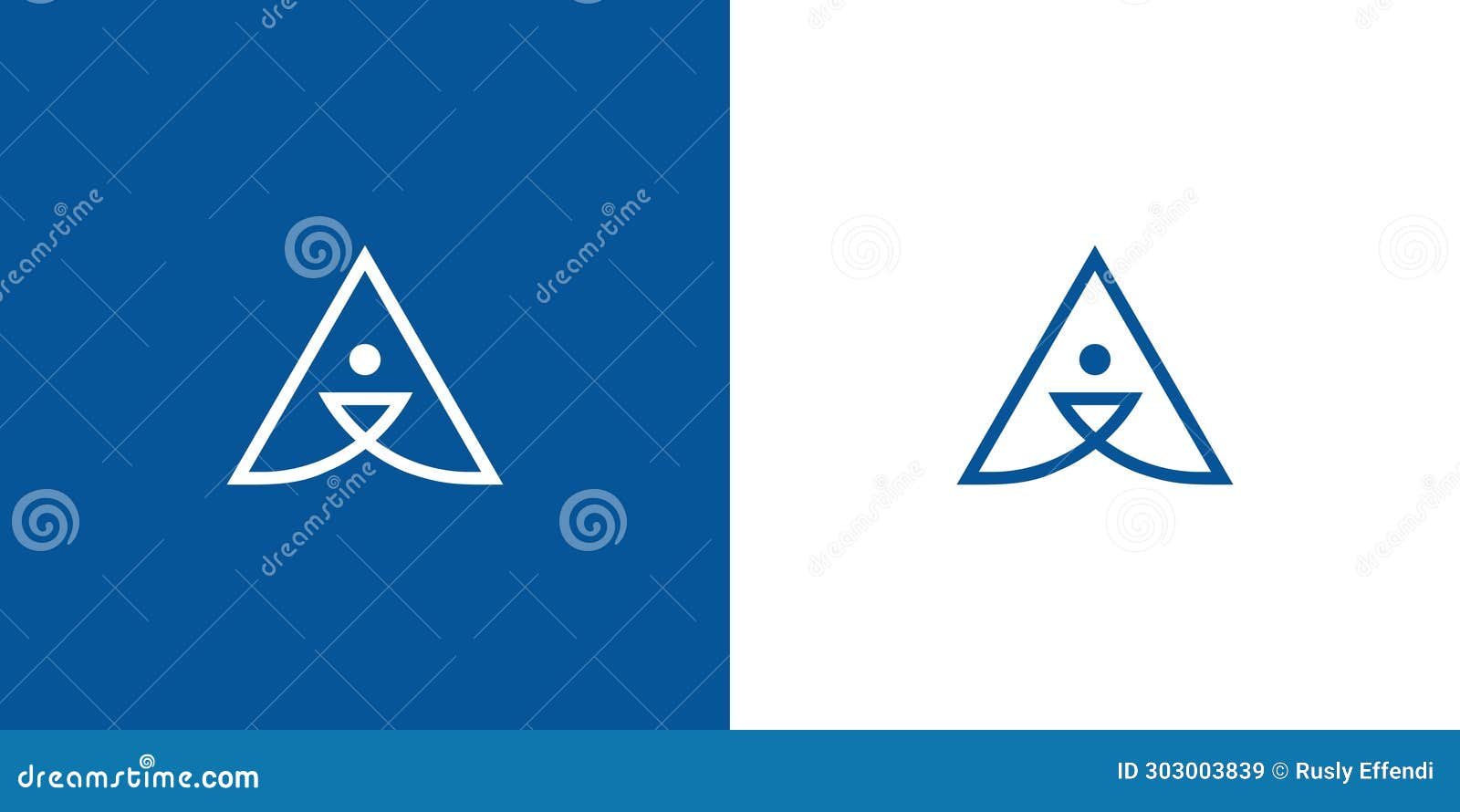 Unique and Modern AI Logo Design Stock Illustration - Illustration of ...