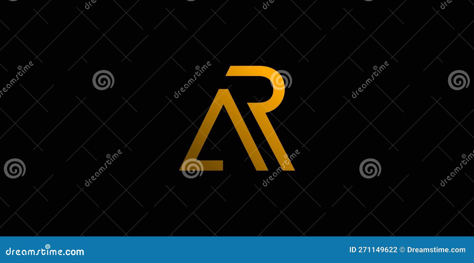 Unique and Modern AR Initials Logo Design Stock Vector - Illustration ...