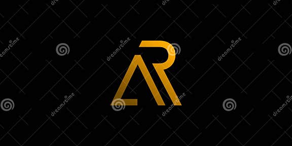 Unique and Modern AR Initials Logo Design Stock Vector - Illustration ...