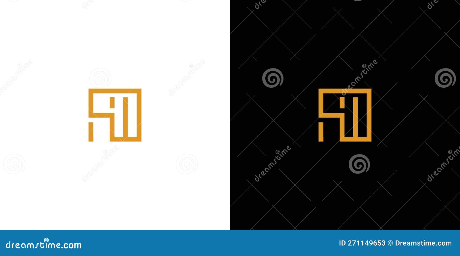 Unique And Modern HW Initials Logo Design Cartoon Vector ...