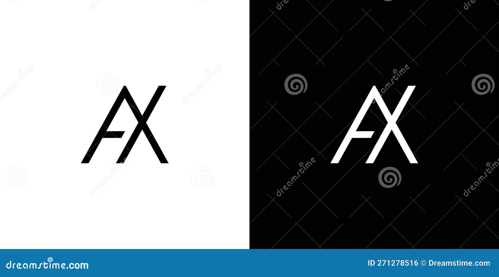 Unique and Modern AX Logo Design Stock Vector - Illustration of design ...