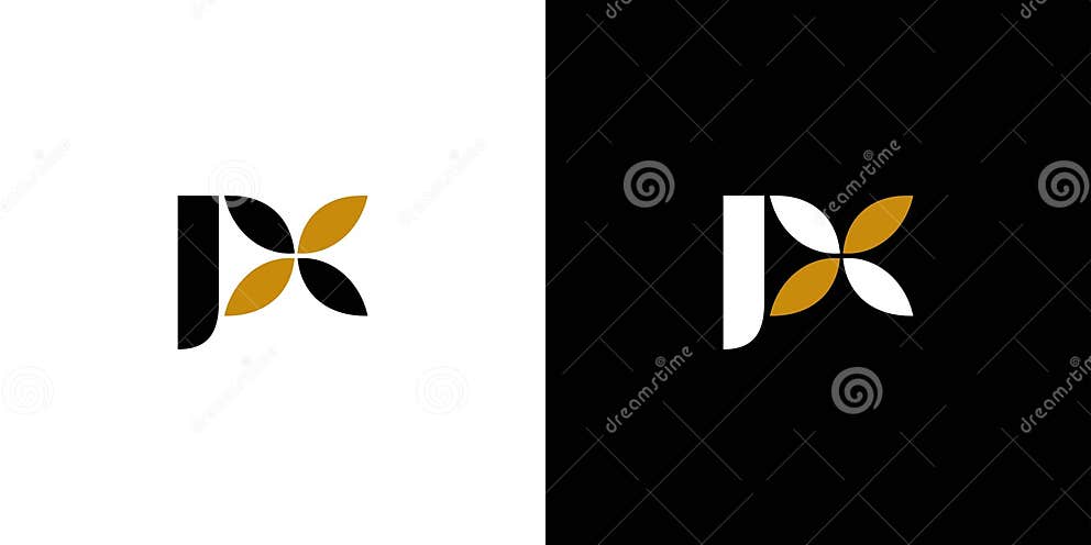 Unique and Modern PX Logo Design Stock Vector - Illustration of ...