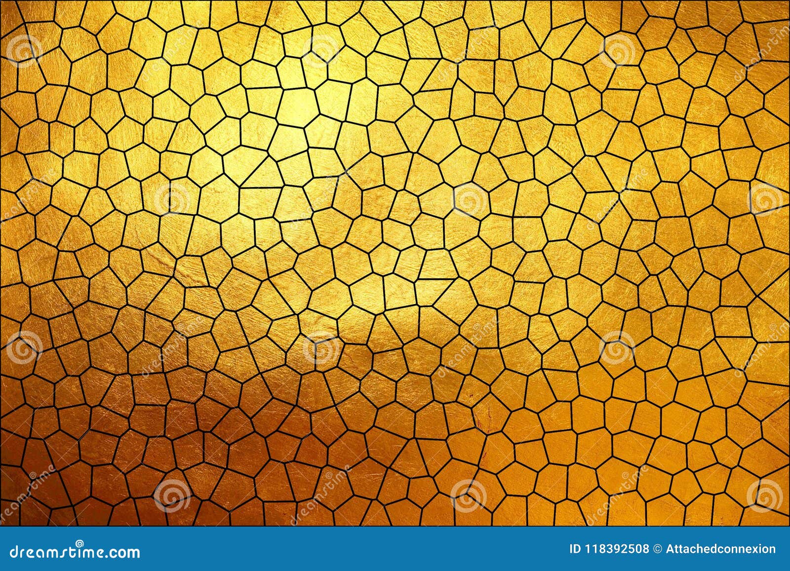 Bright Dynamic Shinning Golden Texture Mosaic Pattern, Creative ...