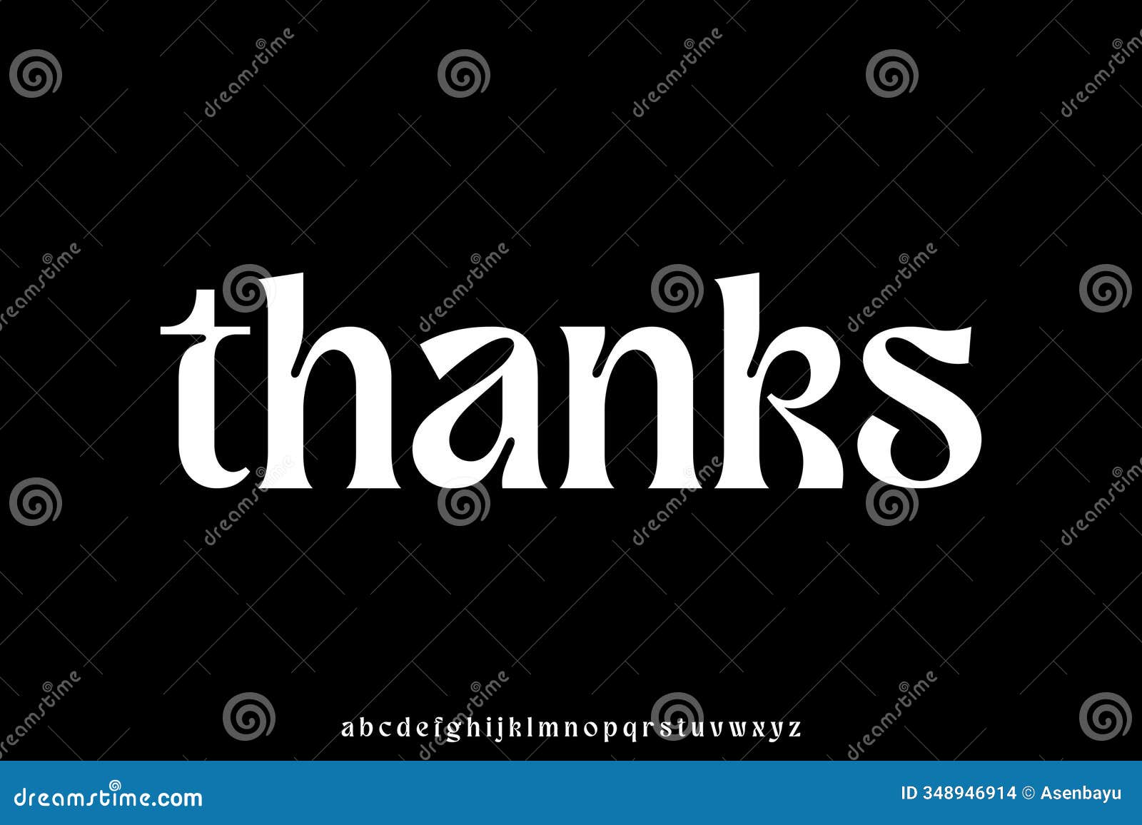 Unique Modern Trendy Serif Ink Trap Style Alphabet Display Font Vector ...