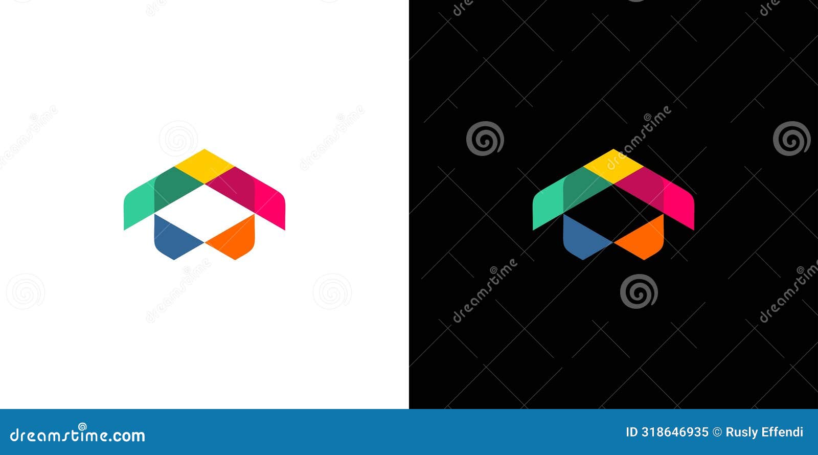 Unique and Modern Up Logo Design 15 Stock Vector - Illustration of ...