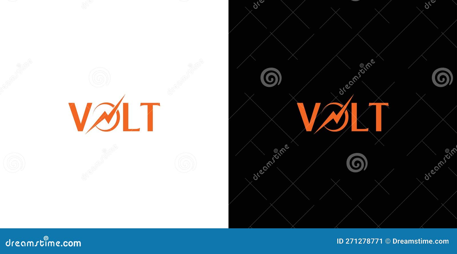 Unique and Modern Volt Logo Design Stock Vector - Illustration of ...
