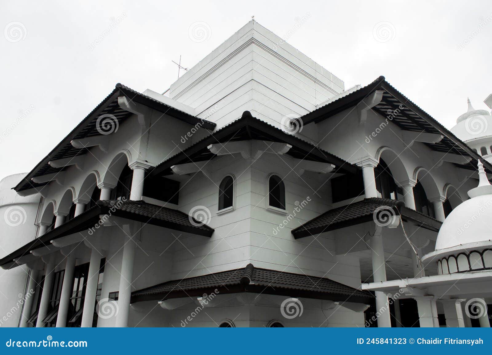 Unique mosque architecture stock image. Image of banda - 245841323