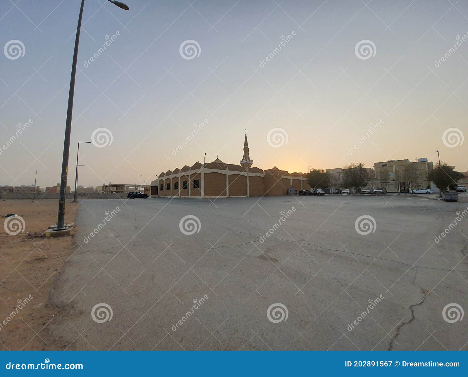 The Unique Mosque Building & Beautiful, Various Angles Stock Image ...