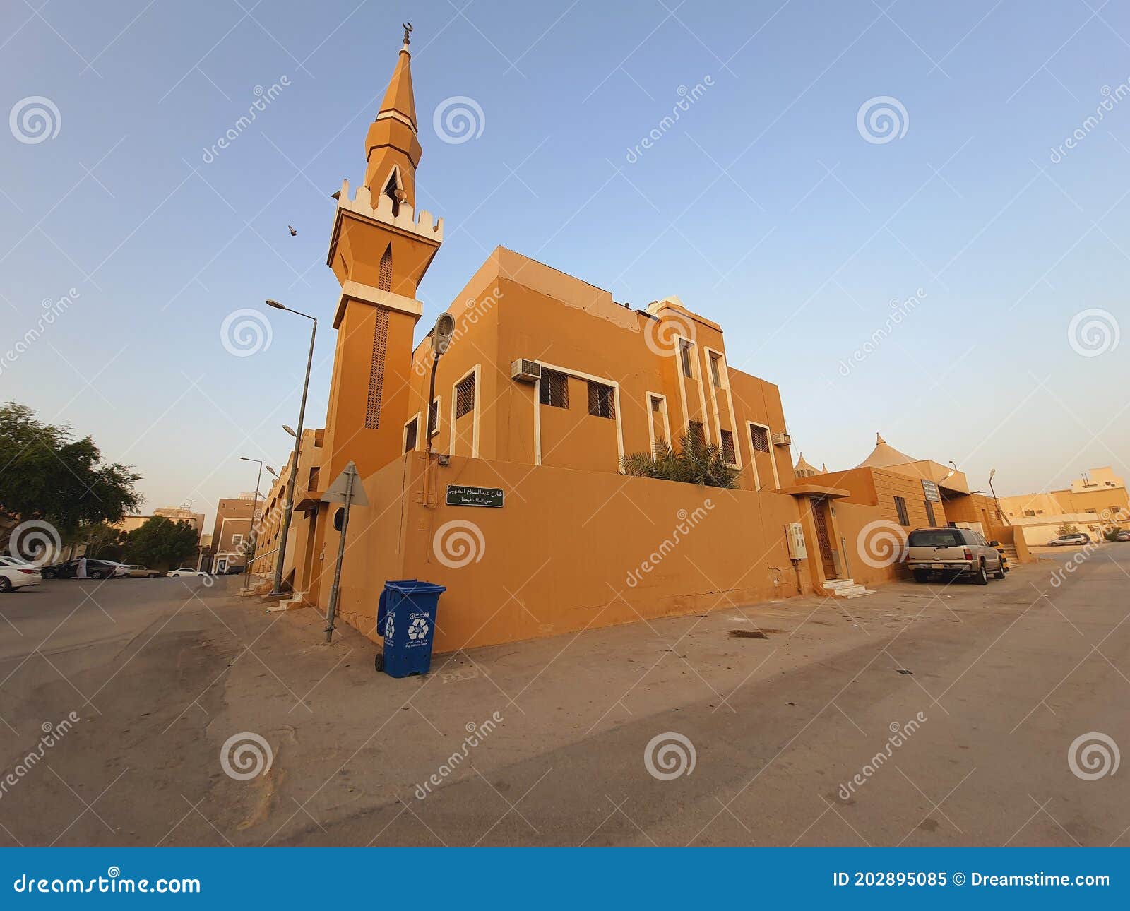 The Unique Mosque Building & Beautiful, Various Angles Editorial Image ...