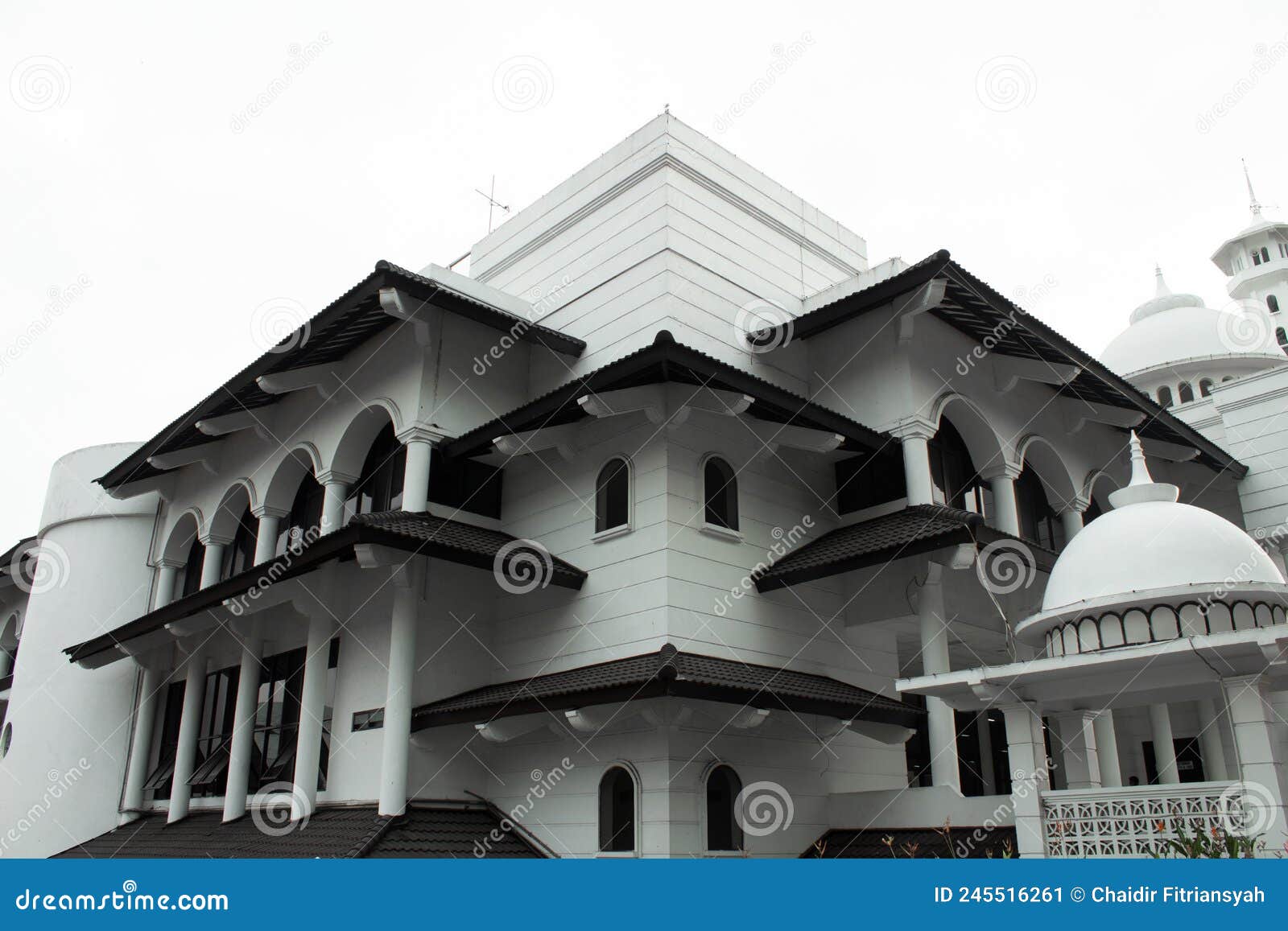 Unique Mosque In Indonesia With Beautiful Art Designs Stock Photo ...