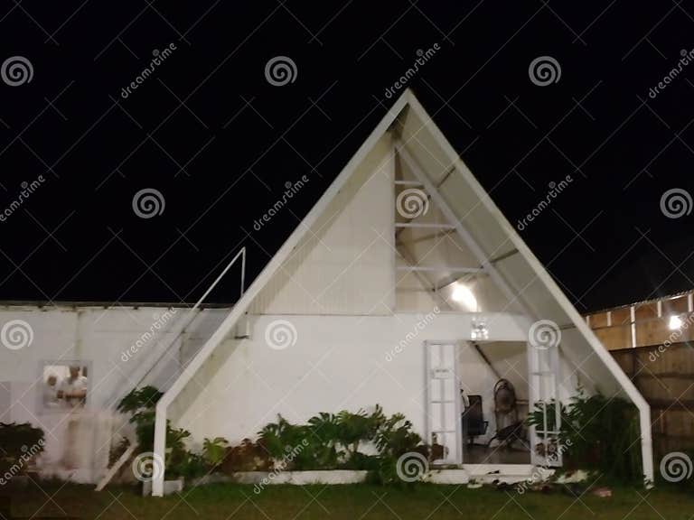 A Unique Mosque Building with a Triangular Door Editorial Photography ...