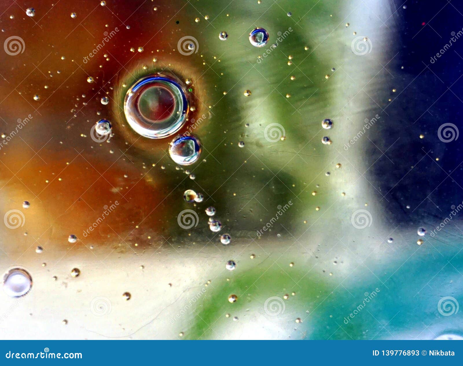 Unique Multicolored Surface with with Plenty of Bubbles Stock Image ...