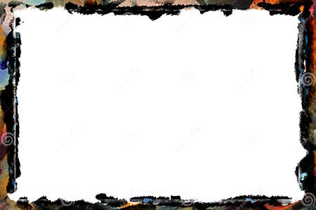 Unique Multicolour Border Frame Stock Image - Image of pattern, design ...