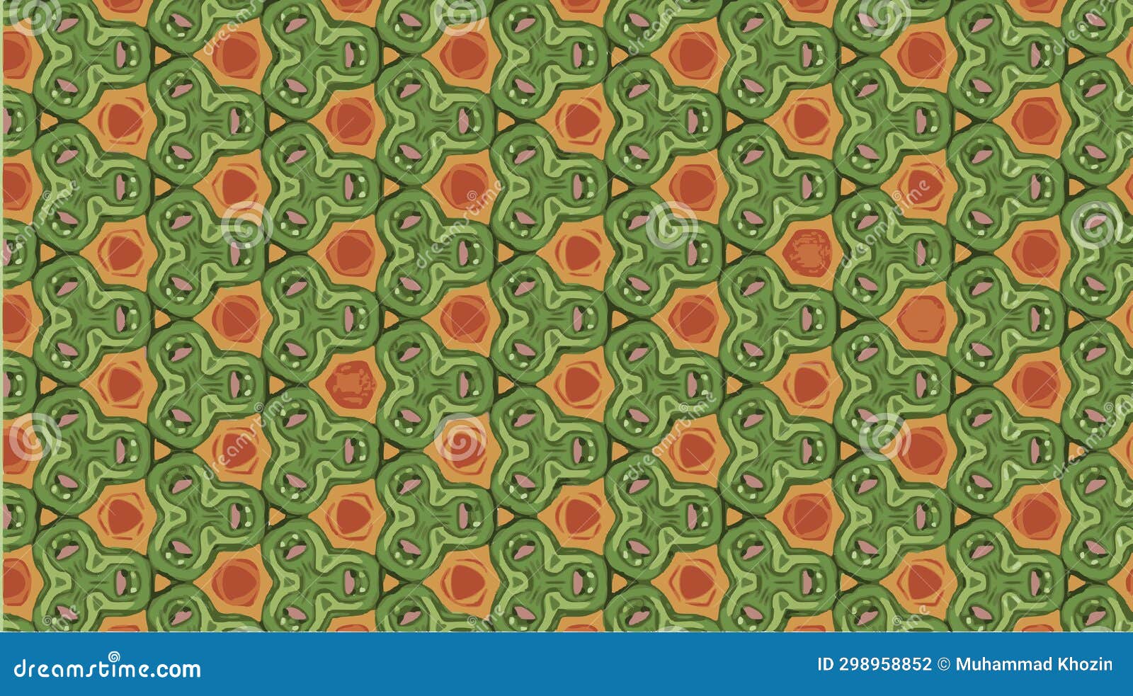 Unique and Nice Design Pattern with Full Color for Background and Motif ...
