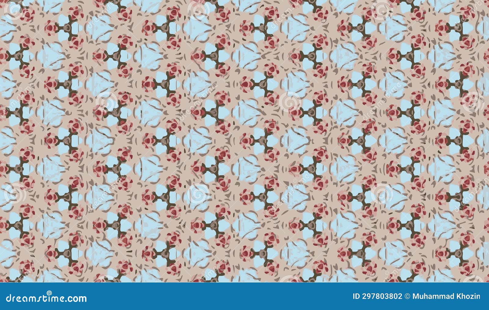Unique and Nice Design Pattern with Full Color for Background and Motif ...