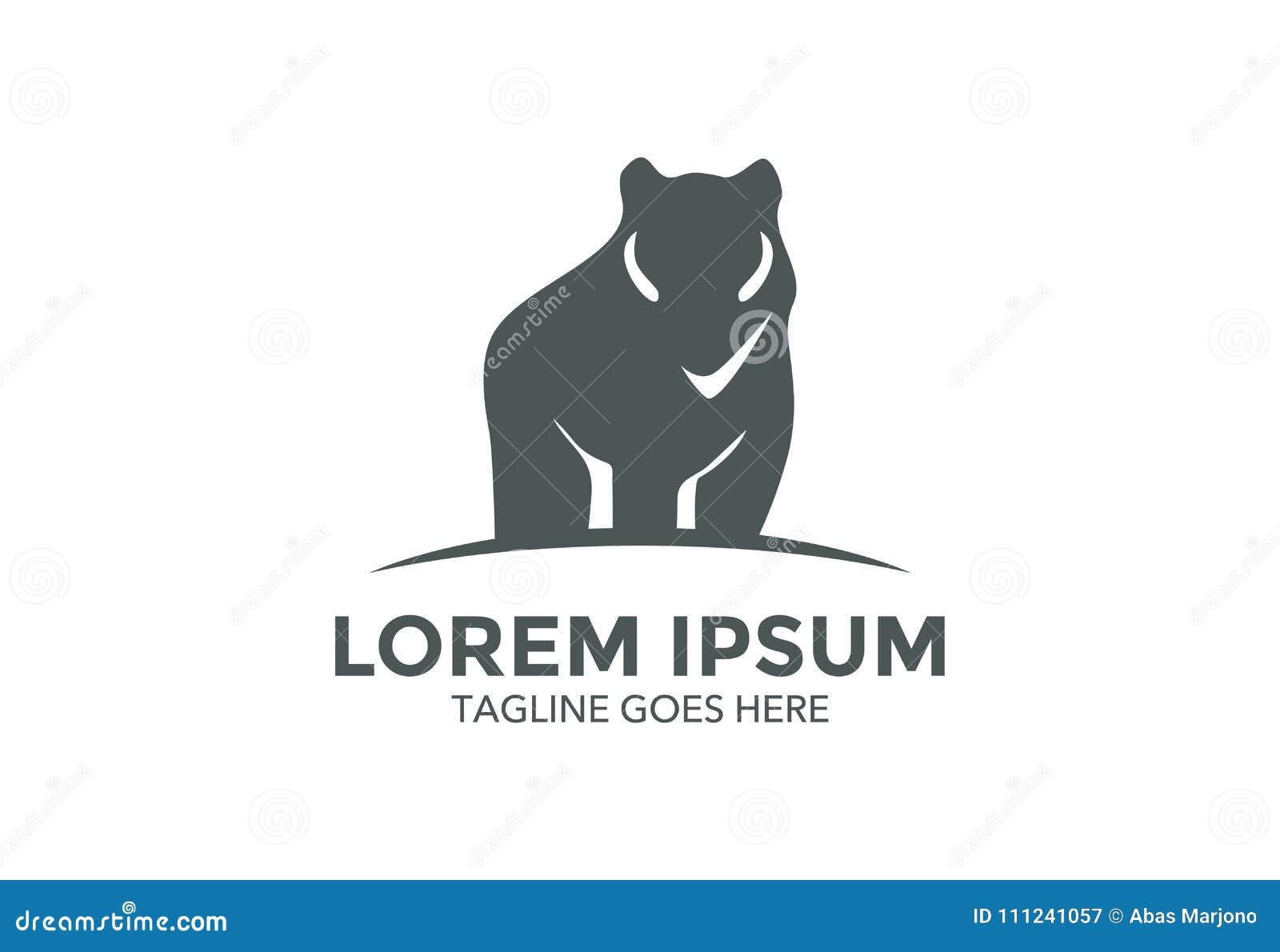 Unique and Outstanding Bear Logo. Vector Illustration Stock Vector ...