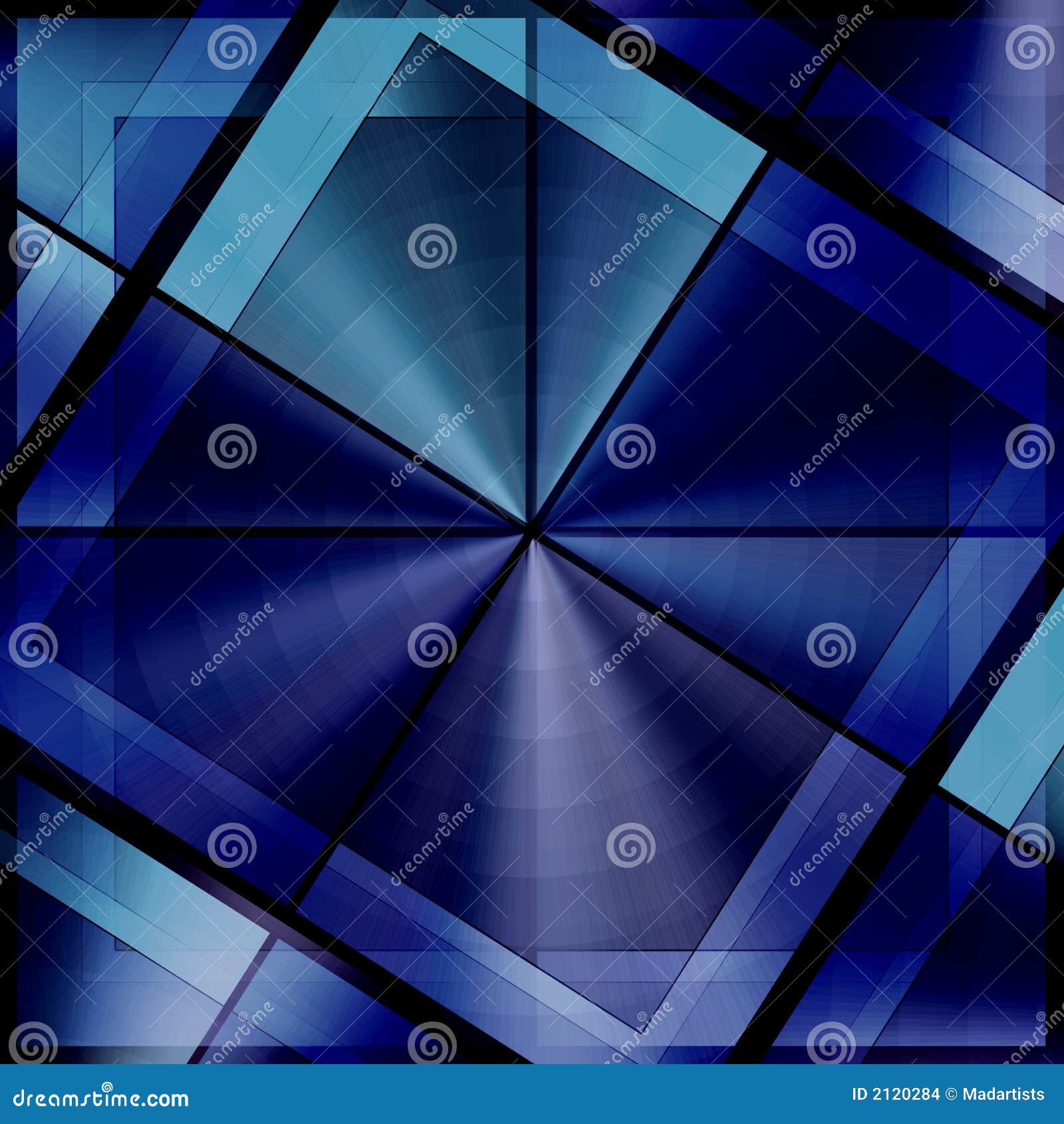 Unique Pattern in Dark Blue Stock Illustration - Illustration of block ...