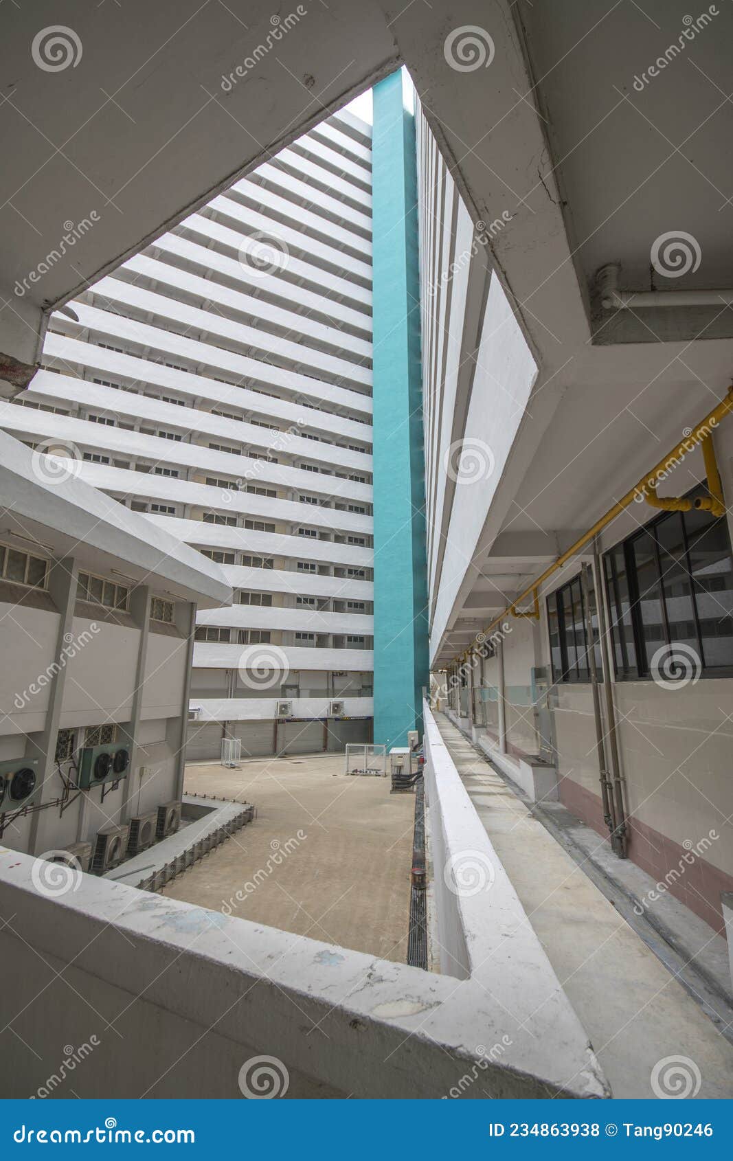 Unique Pattern from the Exterior View of Public Housing in Singapore ...