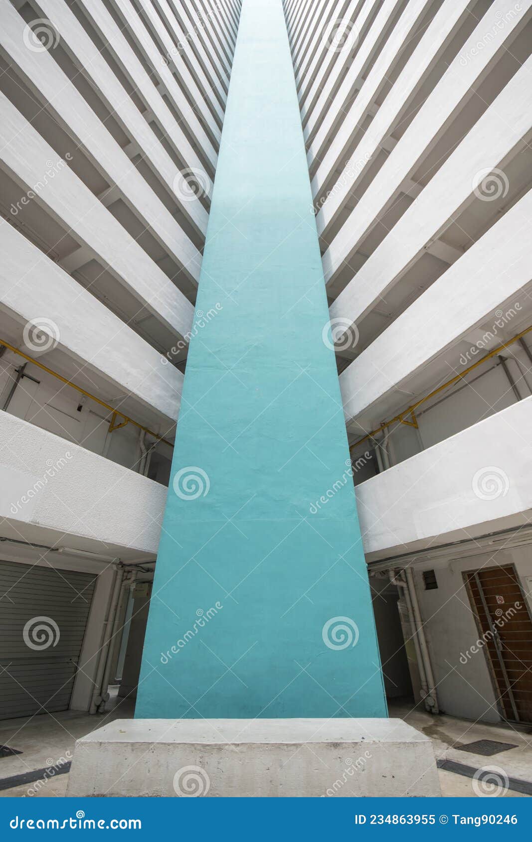 Unique Pattern from the Exterior View of Public Housing in Singapore ...