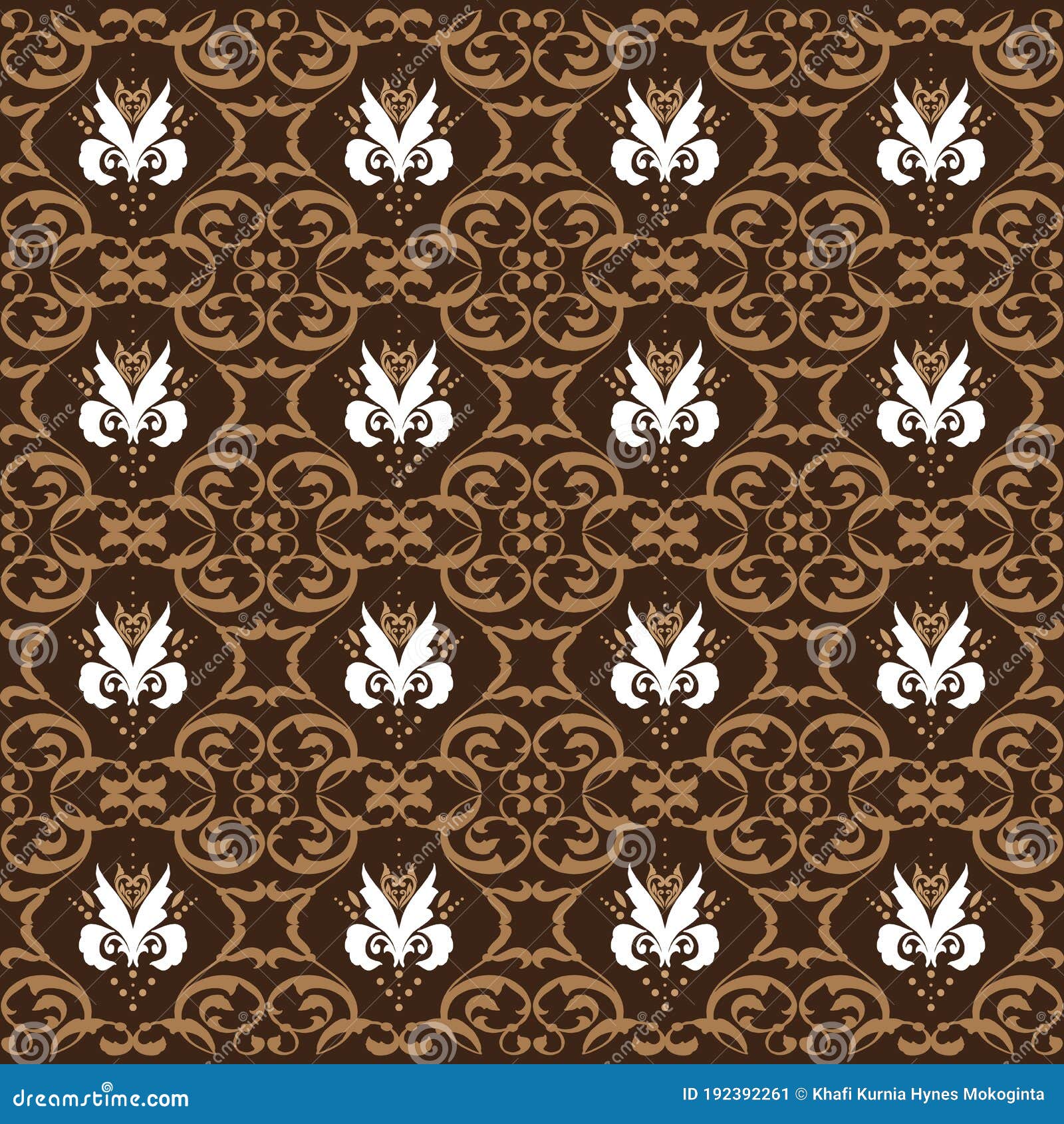 Unique Pattern for Indonesian Batik Clothes with Dark Brown Color ...