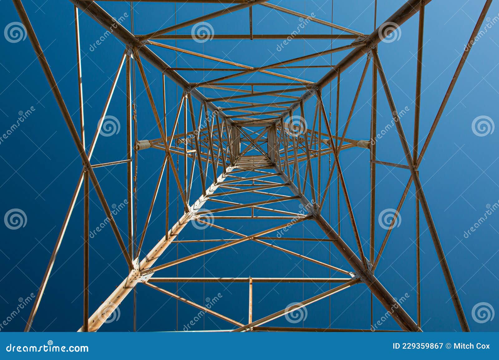 Pylon Pattern stock image. Image of electricity, unique - 229359867