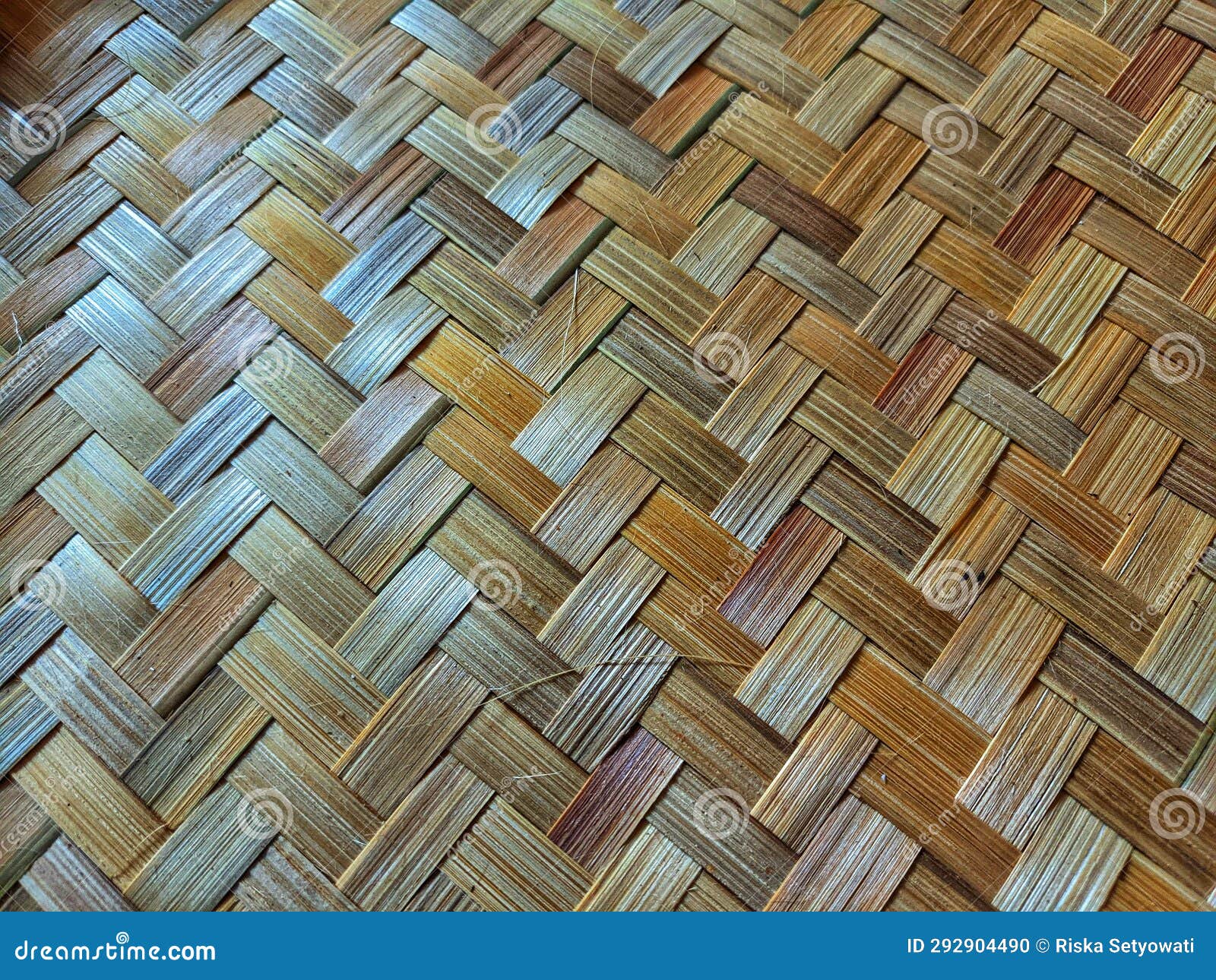 Unique Pattern of Woven Bamboo, Typical of Indonesia Stock Photo ...