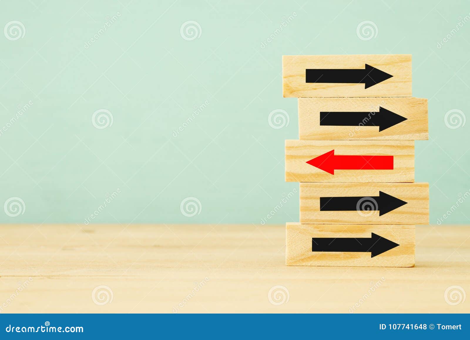 Arrow On A Brick Wall. Red Arrow Pointer Is Painted On A White Brick ...