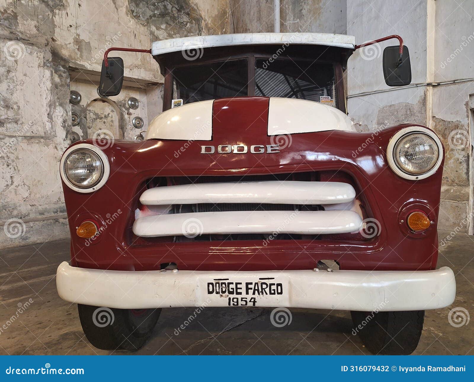A Unique Red 1954 Dodge Fargo Car Editorial Photography - Image of ...