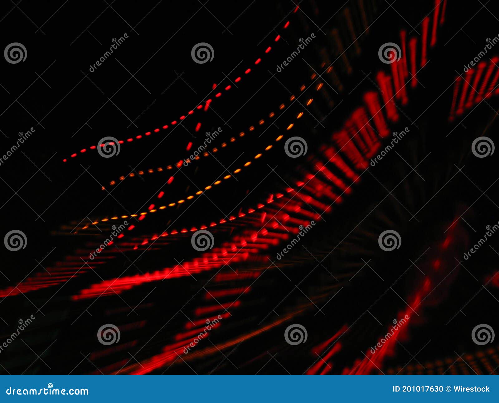 Unique Red Gradual Rhythmic Light Trails Stock Photo - Image of ...