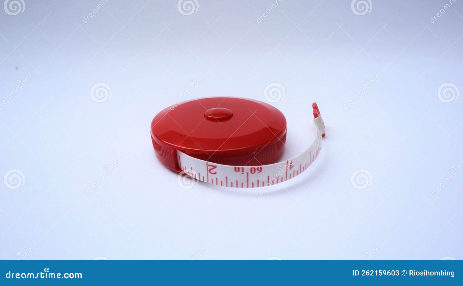 Unique Red Hand Meter Tool for Measuring Length Stock Image - Image of ...