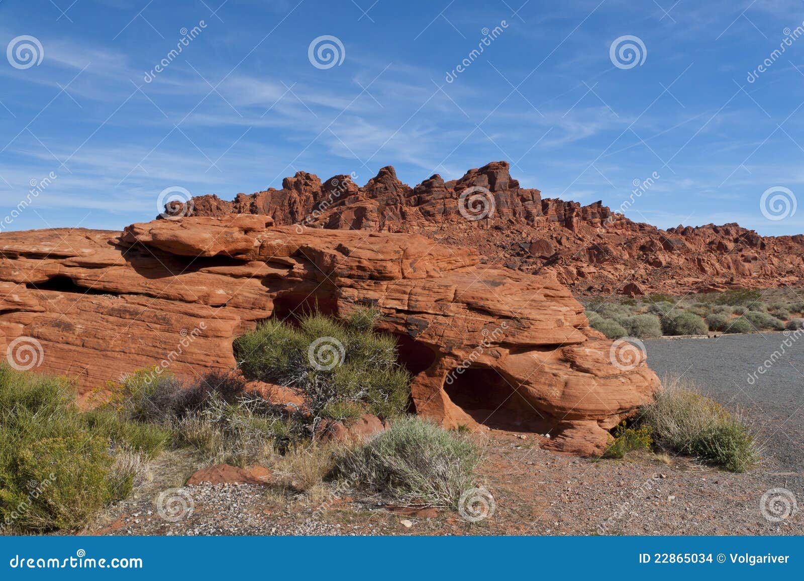 The Unique Red Sandstone Rock Formations. Stock Photo - Image of ...
