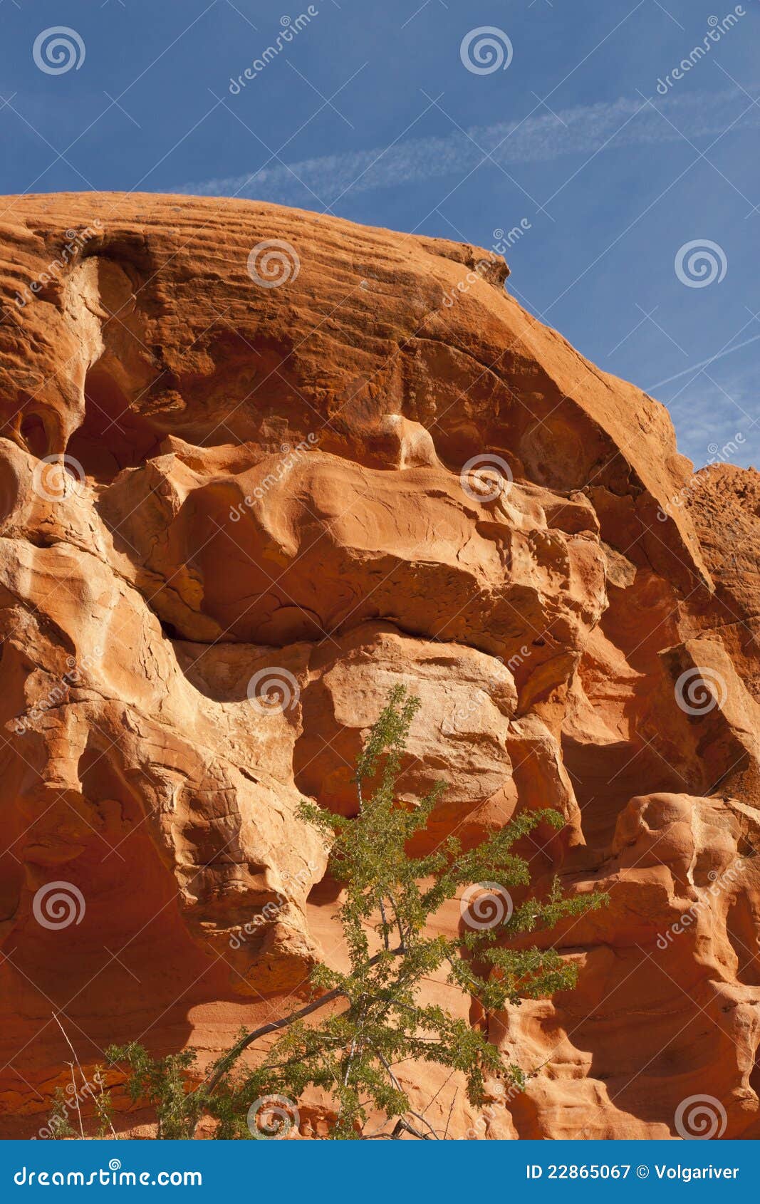 The Unique Red Sandstone Rock Formations. Stock Image - Image of rocky ...