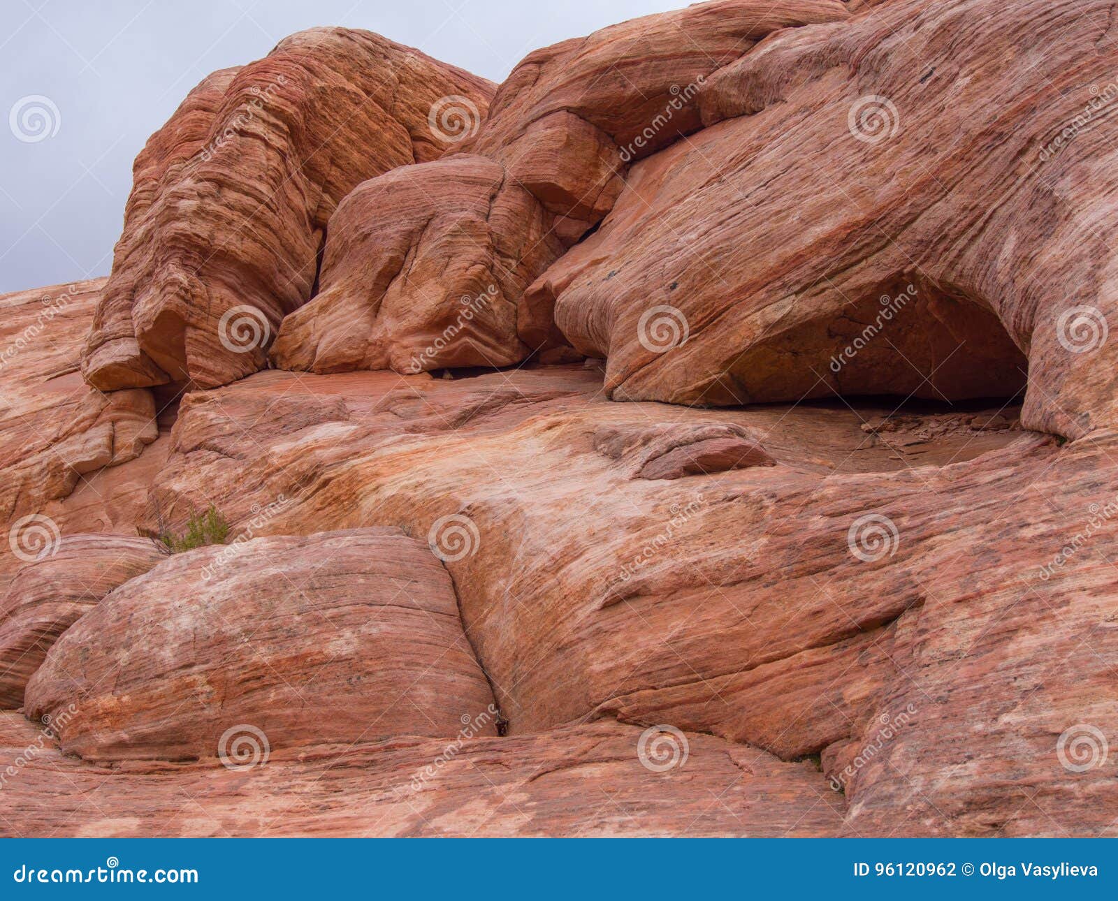 The Unique Red Sandstone Rock Formations Stock Photo - Image of texture ...