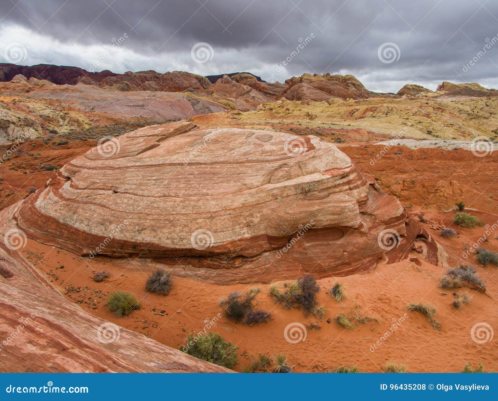 The Unique Red Sandstone Rock Formations Stock Photo - Image of natural ...