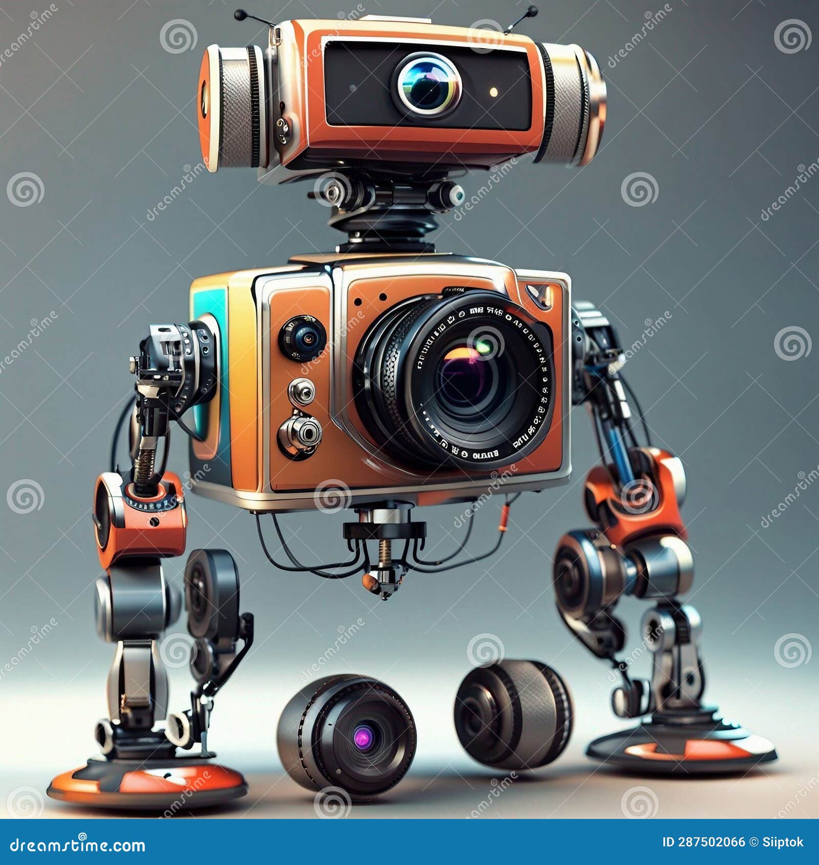 Robotic Camera With Dolly Royalty-Free Stock Image | CartoonDealer.com ...