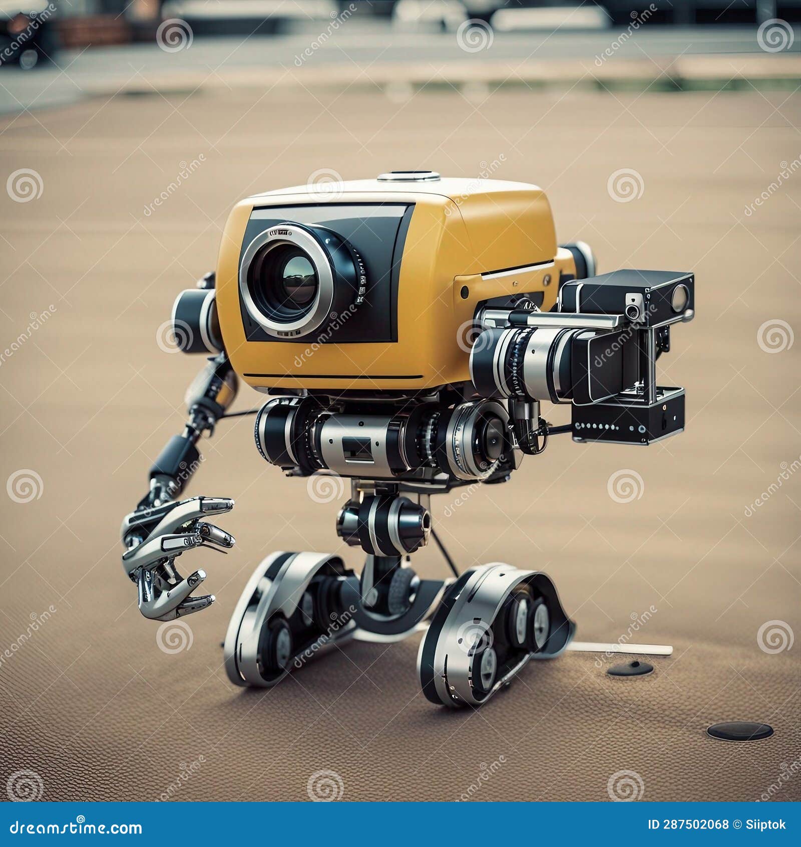 Robotic Camera With Dolly Royalty-Free Stock Image | CartoonDealer.com ...