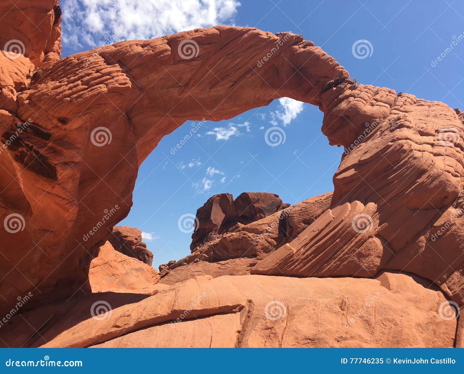 Unique Rock Formation Called Arch Rock. Stock Image - Image of ...