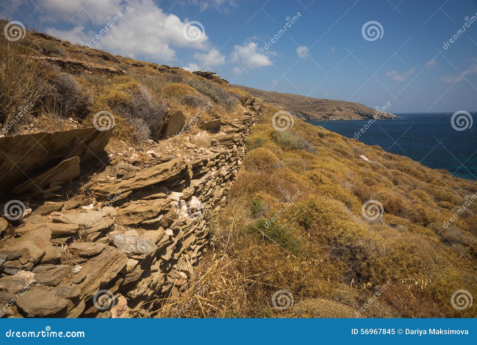 Unique Rock Formations on the Beach Grias Pidima, Andros, Greece Stock ...