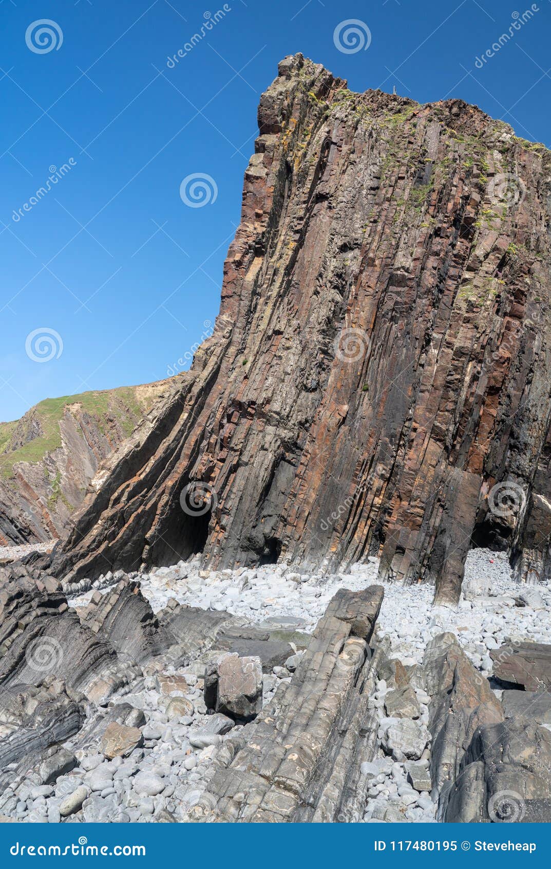 Unique Structure of Rocks at Hartland Quay in North Devon Stock Image ... Unique Structure of Rocks at Hartland Quay in North Devon Stock Image ...