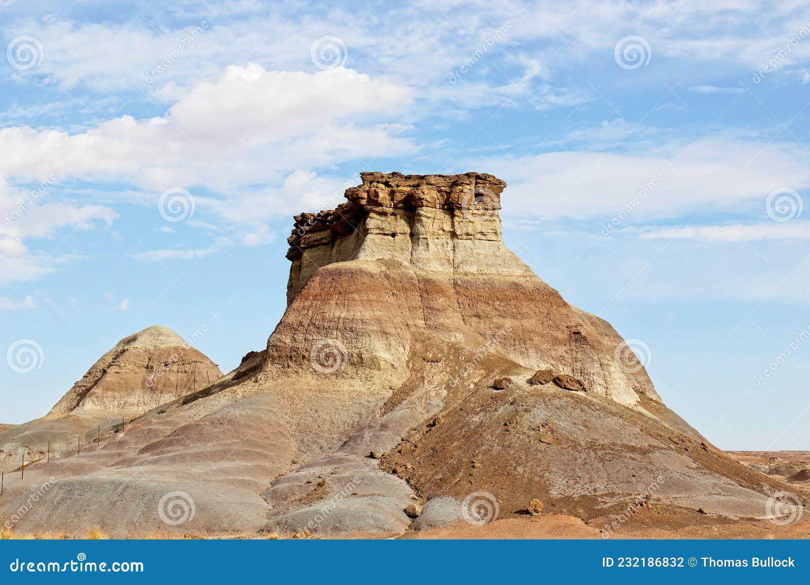 Unique Rock Outcropping with Various Layers Stock Photo - Image of ...