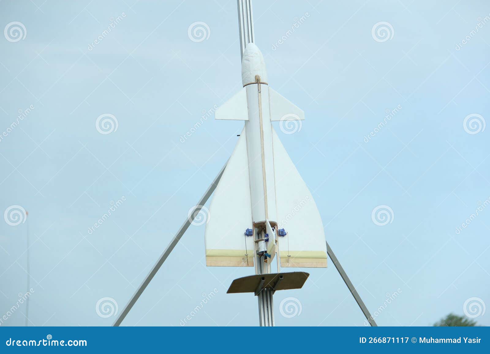 Unique Rocket Design Captured on the Launcher Stock Image - Image of ...