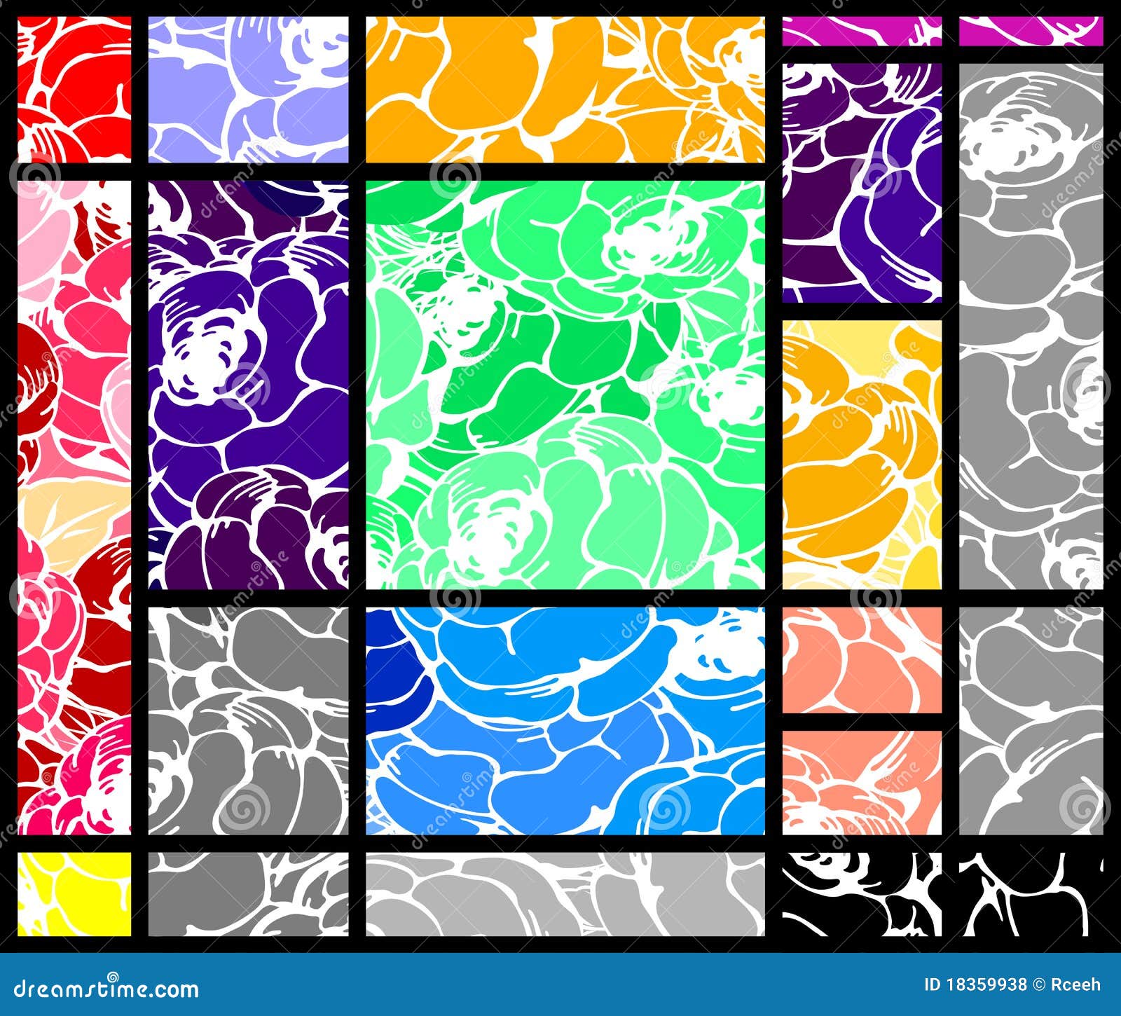 Unique rose layout stock vector. Illustration of blossom - 18359938