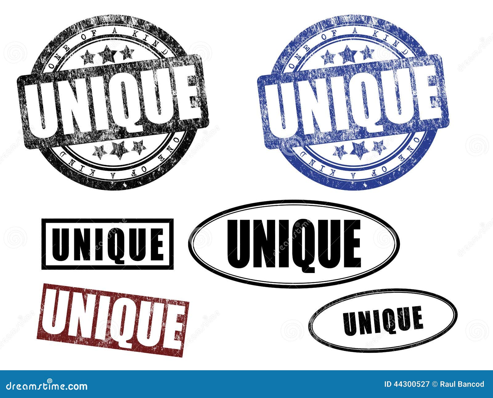 Unique rubber stamps stock illustration. Illustration of isolated ...